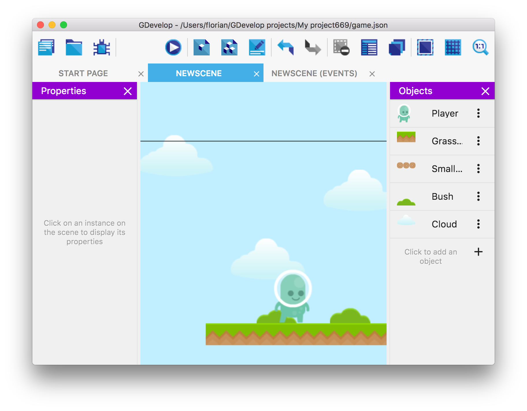 Add A Background Objects GDevelop Documentation